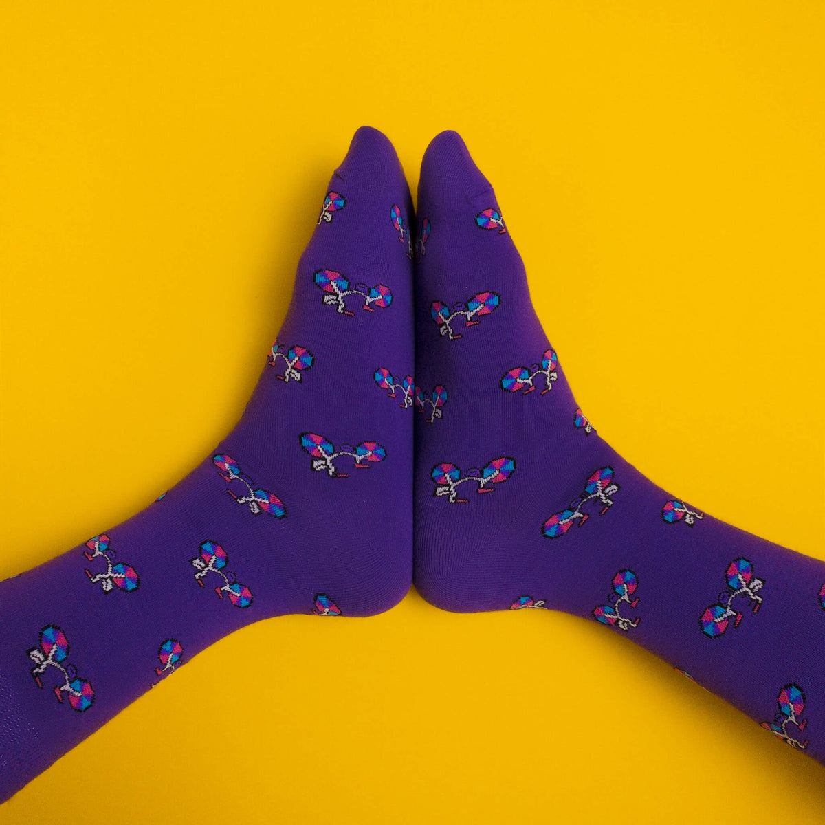 Bicycle LGBT Bisexual Pride Socks – Heckin' Unicorn