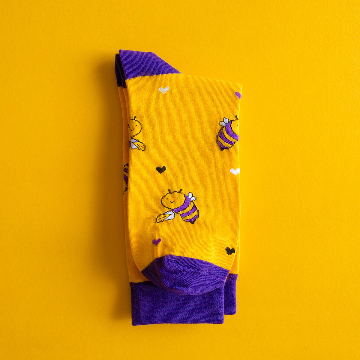 Enbee non-binary bee LGBT Pride Socks – Heckin' Unicorn